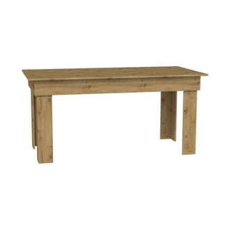 Topeshop Rhea - Table &agrave; manger cuisine s&eacute;jour 160x80x75cm - Table &agrave; diner pour 6 personnes moderne style scandinave - Artisan