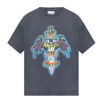 Gallery Dept. T-Shirt mit Aufdruck - - Tops - Herren - Grau - XL
