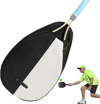 Generic Tennistasche, wasserdichte Tasche für Tennisschläger mit Gurkenball-Tasche - Pickle Ball Sling Bag modischer Rucksack mit Reißverschluss für Männer un