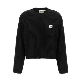 Carhartt Work in Progress Femme, Pulls, Noir, Taille: 40 FR Mira Sweater