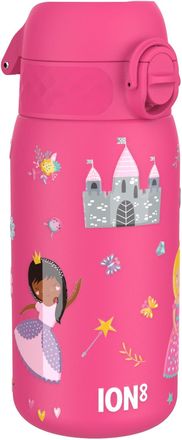 Ion8 Isolierte Edelstahl-Trinkflasche, 320 ml, Auslaufsicher, Einhandöffnung, Sichere Verriegelung, Spülmaschinenfest, Klappdeckel, Tragegriff, Leicht zu R