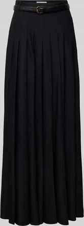 Self Portrait Maxirock in Falten-Optik