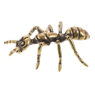 SOLUSTRE Kupfer Ameisenfigur Metall Skulptur f&uuml;r Garten Innenr&auml;ume Wetterfeste f&uuml;r Wohnzimmer Au&szlig;enbereich Einzigartiges f&uuml;r Ameisenliebhaber