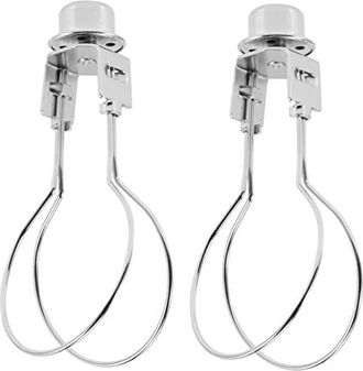 Hemobllo Adaptateur DAbat-Jour Avec Clip DAmpoule Et Fleuron R&eacute;sistant &Agrave; La Corrosion Pour Lampes De Table Lampadaires Projets Diy Accessoires D&Eacute;clairage