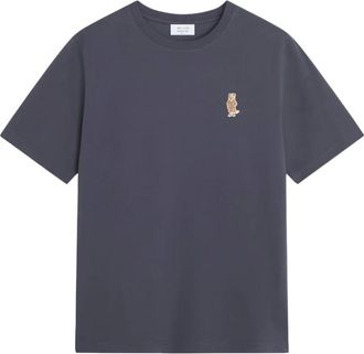 Maison Kitsun&eacute; Herren, Oberteile, Blau, LGr&ouml;&szlig;e
