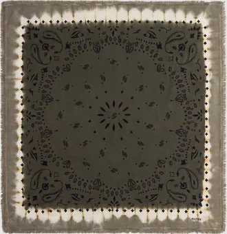 Kujten Foulard Hachiko Abba Bandana Kaki Fonce