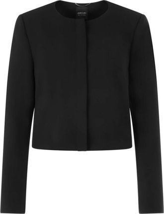 Marc Cain Kurze Jacke mit Betonung auf den Schultern - - Jackets - Damen - Schwarzk - L
