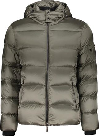 Moorer Homme, Vestes, Gris, Taille: 2XL Brett Hooded Short Down Jacket