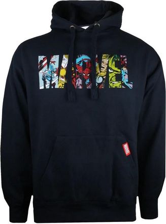MARVEL Kapuzenpullover Logo f&uuml;r Herren (Marineblau)