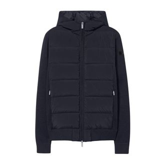 Roberto Ricci Design New Amos Hybrid Duck Hood Zip Soft Knit - - Jackets - Herren - Blau - XL
