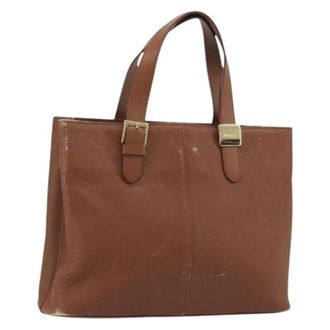 Burberry Pre-owned Vintage Leder Handtasche - - Pre-owned - Damen - Braun - ONE SIZE