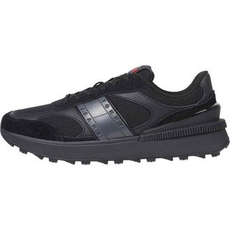 Tommy Jeans Herren TJM Technical Runner ESS Em0Em01537 Niedriges Oberteil, Black (Black), 44 EU
