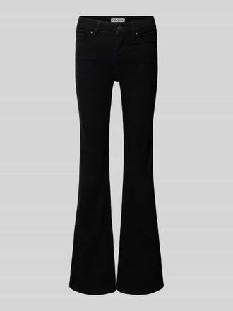 Review Flared Jeans mit mittelhohem Bund