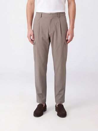 Herno Pantalon cargo slim fit en tissu technique avec pinces et taille mi-haute