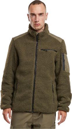 Brandit Teddyfleece Ramble Jacket, Farbe: olive, Gr&ouml;&szlig;e: 4XL