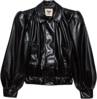 Aniye By Femme, Vestes, Noir, Taille: 38 FR Crop Bomber Jacket