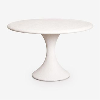 Sklum Runder Esstisch &Oslash;120 cm aus Beton Eloria