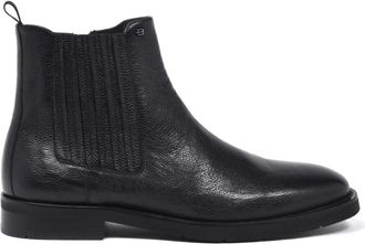 Baldinini Tumbled Leather Ankle Boot - - Shoes - Herren - Schwarzk - 42 1/2 EU