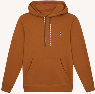 Faguo Sweat à capuche rouille coton - DIRAC