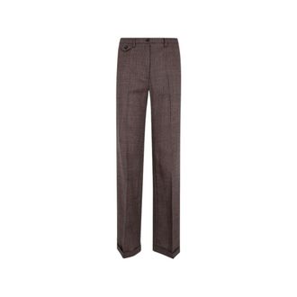 Seventy Straight Leg Hose - - Trousers - Damen - Braun - XS