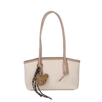 Generic Sac &agrave; bandouli&egrave;re en polyur&eacute;thane avec imprim&eacute; l&eacute;opard, sac &agrave; main d&eacute;contract&eacute;, grand sac de courses tiss&eacute; pour femme, voyage, travail, beige, 480.00x