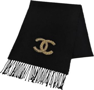 Chanel Pre-owned Stole - Femme - Pre-owned - Noir - Taille: ONE Size