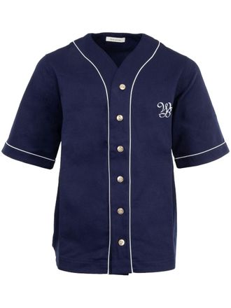Wales Bonner chemise Freestyle en coton - Bleu