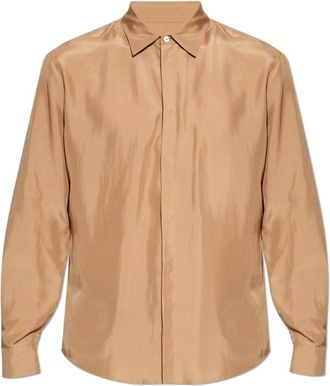 Dsquared2 Homme, Chemises, Beige, Taille: L Chemise en soie