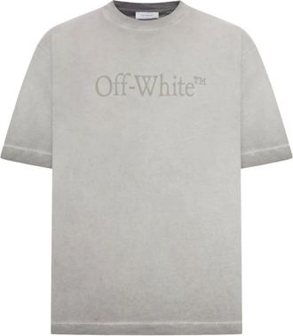 Off-white Homme, Tops, Gris, Taille: XL T-shirt Skate Gris avec Logo