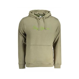 Pepe Jeans London Gr&uuml;ner Baumwollpullover - - Sweatshirts & Hoodies - Herren - Gr&uuml;n - M