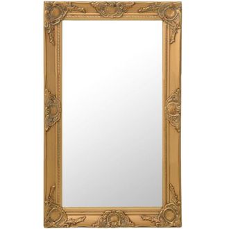 vidaXL Miroir mural style baroque 50x80 cm Dor&eacute; Vidaxl