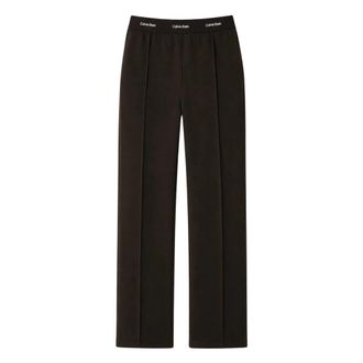 Calvin Klein Jeans Logo Waistband Track Pant - - Trousers - Damen - Braun - M