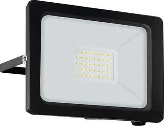 Eglo LED Wandstrahler Faedo 3, Wandleuchte außen aus schwarzem Aluminium, Außenbeleuchtung Wand, Außenleuchte neutralweiß, IP65