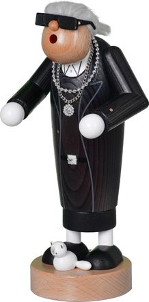 Rudolphs Schatzkiste Räuchermann Modezar bunt BxHxT 12x24x10cm NEU Rauchmann Rauchfigur Räuchermännel