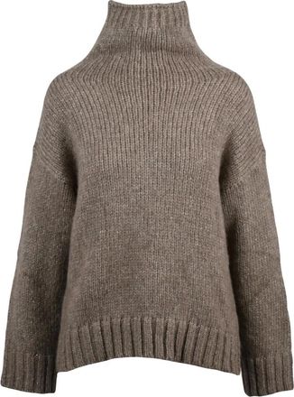 Alpha Studio Femme, Pulls, Beige, Taille: 42 FR Pull &agrave; col roul&eacute;