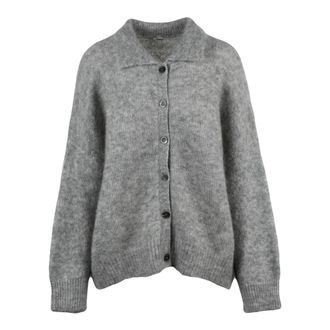 Aspesi Cardigan Over con Colletto - - Knitwear - Damen - Grau - L