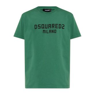 Dsquared2 Homme, Tops, Vert, Taille: 2XL T-Chemises
