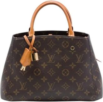Louis Vuitton Pre-owned Montaigne BB - Femme - Pre-owned - Brun - Taille: ONE Size