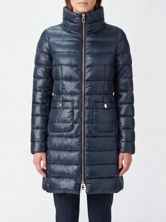 Herno Doudoune longue en nylon d&eacute;perlant avec col montant et coupe slim