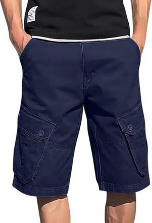 Generic Bermuda Long Cargo Shorts Tennis Gris Marine Polyester Rapide Dormir Ultra Seersucker Bretelle S&eacute;chage Mariniere Up C Athletisme Chaussette Multicolor