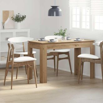 vidaXL Esstisch Artisan-Eiche 120x60x76 cm Holzwerkstoff vidaXL