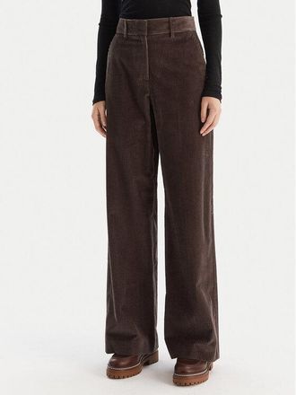 Max Mara Stoffhose Tania 2525136092 Braun Wide Leg