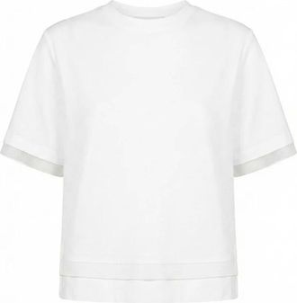PESERICO Femme, Tops, Blanc, Taille: 44 FR T-Shirt