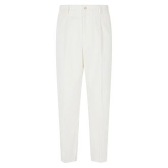Eleventy Cropped Hosen - - Trousers - Herren - Wei&szlig; - W34