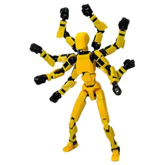 Generic Vollgelenkige Actionfigur - Cartoon-Heldenfigur, flexible Konstruktionsfigur mit mehreren Gelenken, Spieldisplay-Zubeh&ouml;r | Detailliertes, geformtes De