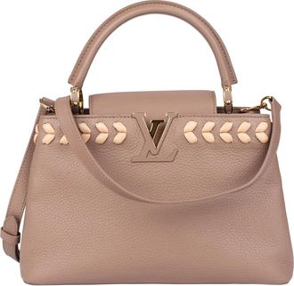 Louis Vuitton Crossbody Bags - Louis Vuitton Braided Taurillon Leather Capucines - Gr. unisize - in Rot - f&uuml;r Damen