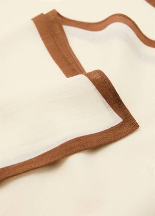 Mango Foulard laine &eacute;cru - Femme - Taille unique - MANGO