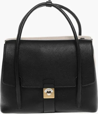 Maison Margiela Leather and Canvas Tote Bag with Removable Strap Maison Margiela