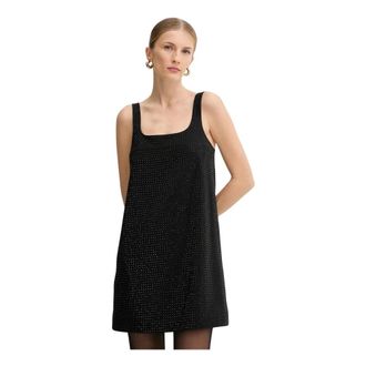 Pinko Gerades Minikleid - - Dresses - Damen - Schwarzk - S