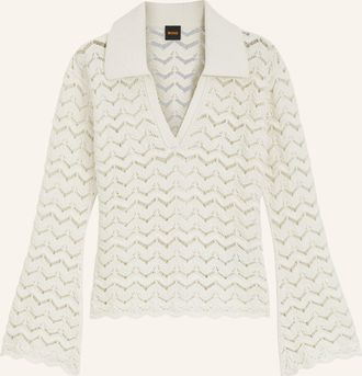 HUGO BOSS Sweater C_Folsena Regular Fit beige